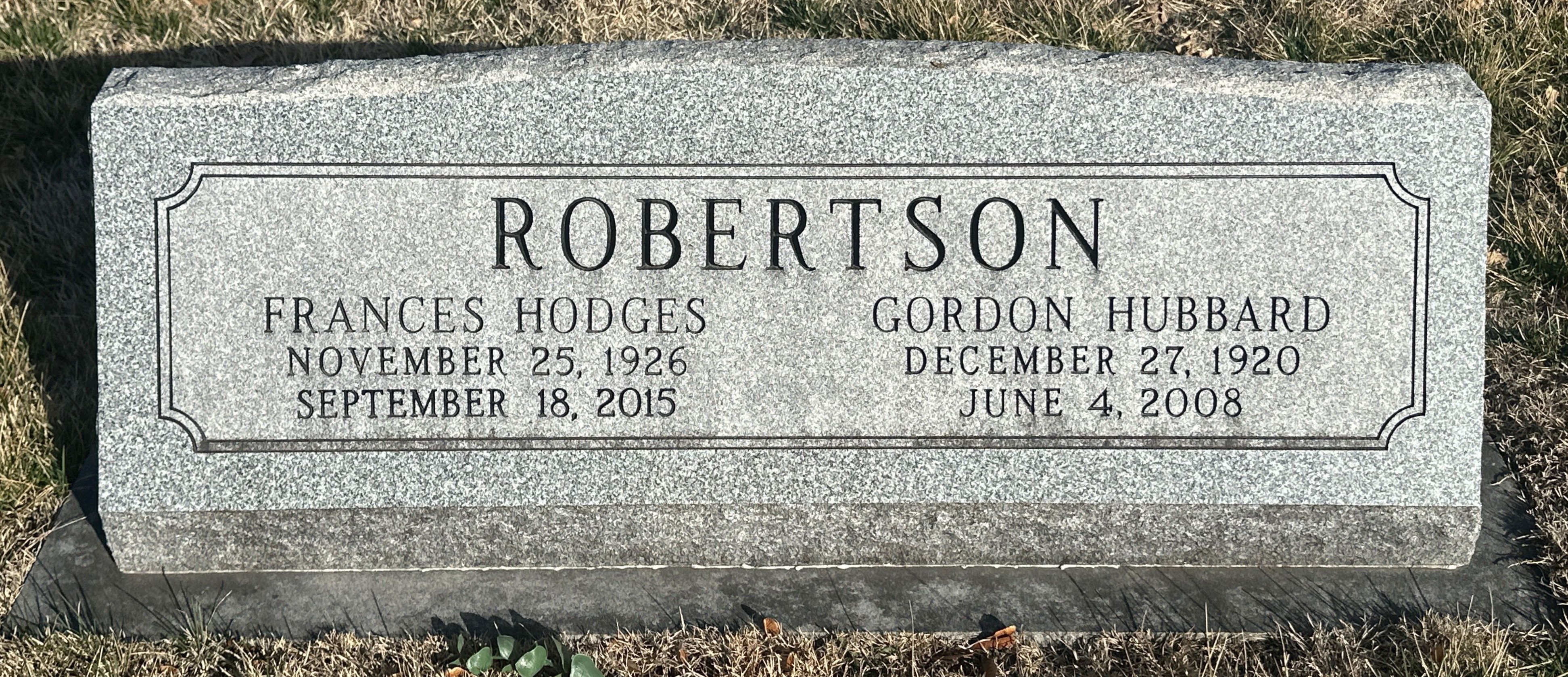 Gordon Hubbard Robertson - Remember My Journey